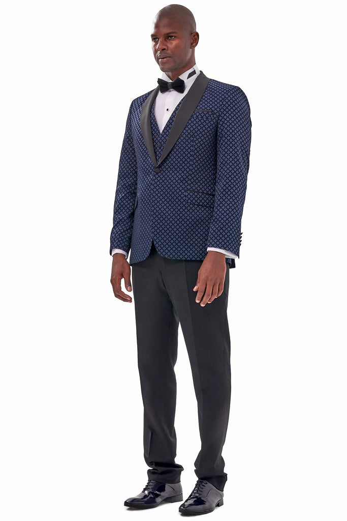 DIAMOND - Blue Velvet Dinner Suit & Tuxedo | Jack Martin